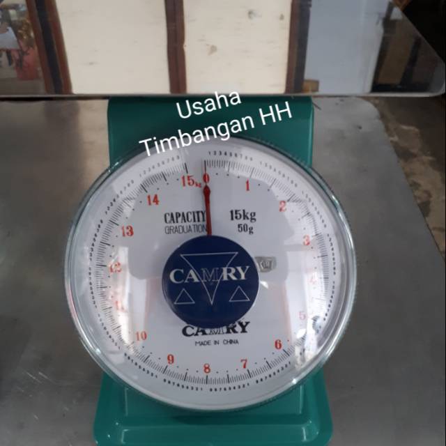 Jual Timbangan Duduk Jarum 15kg Camry/HMH Plat Rata | Shopee Indonesia