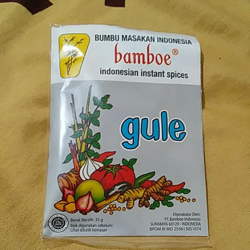 Jual Bumbu Bambu Bamboe GULE kemasan putih Besar ( kemasan lama putih besar ) | Shopee Indonesia