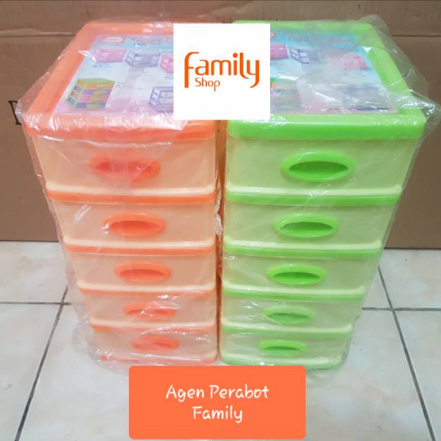 Jual Laci Mini Container Susun 5 Shinpo 363-5/ Box Tempat Penyimpanan ...