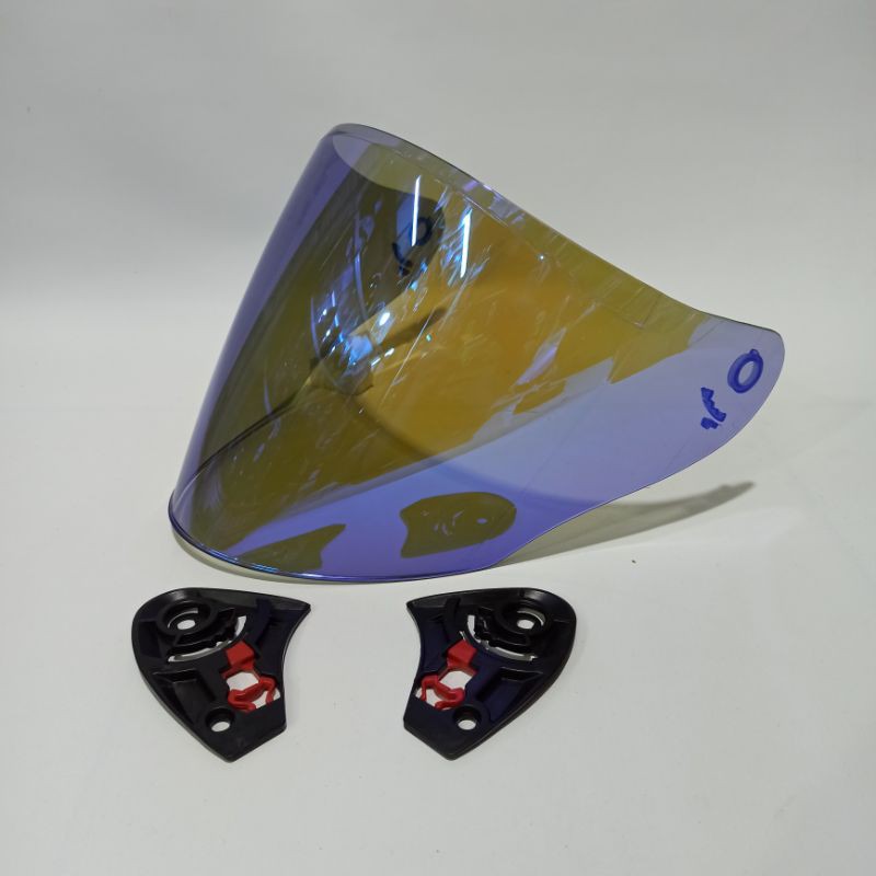 Jual KACA VISOR HELM KYT GALAXY KYT DJ MARU INK CENTRO VENOM BLUE/BIRU ...