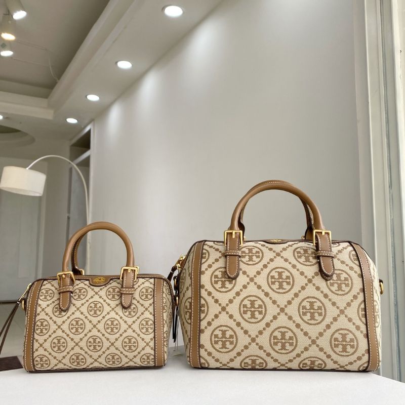 Jual tory burch barrel jacquard boston bag original tb asli | Shopee ...