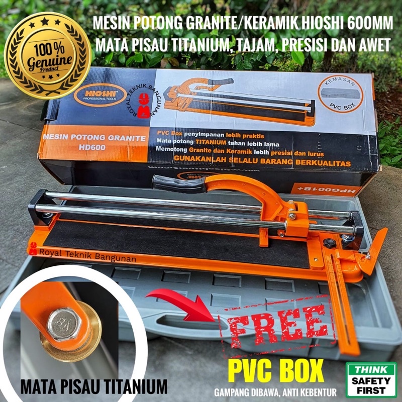 Jual Alat Potong Keramik Granit 600mm HD / Meja Pemotong Tile Cutter ...