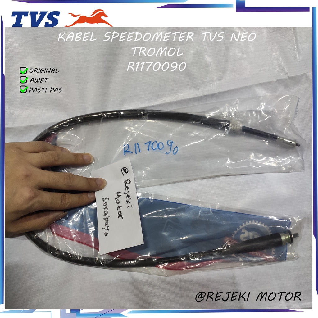 Jual KABEL SPEEDOMETER CABLE SPEEDO ASSY TVS NEO TROMOL R1170090 ...