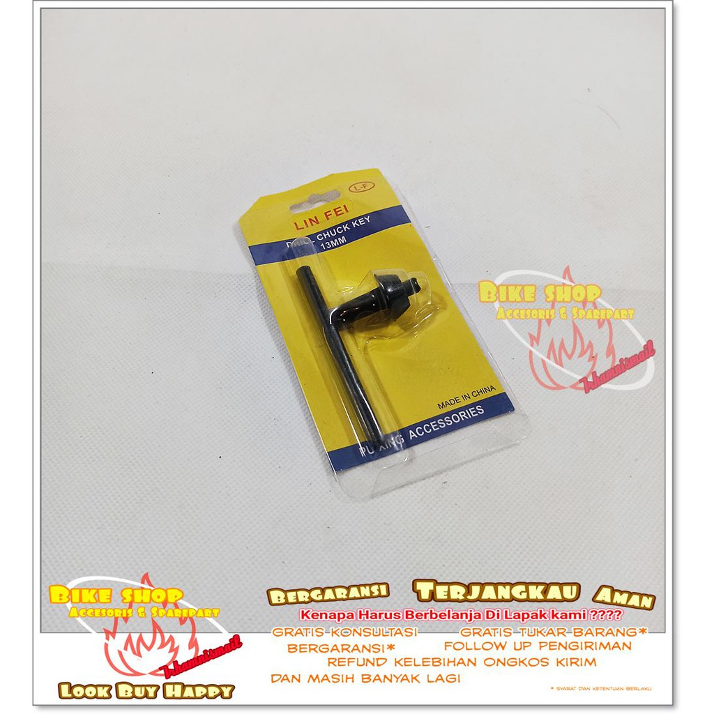 Jual Kunci Kepala Bor Ukuran 13mm Lin Fei | Shopee Indonesia