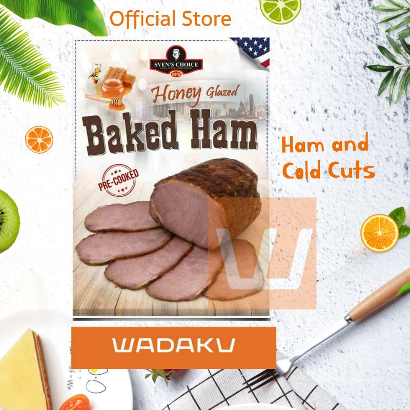 Jual Ham Babi Honey Glazed Baked Ham Sven's Choice 100g | Shopee Indonesia