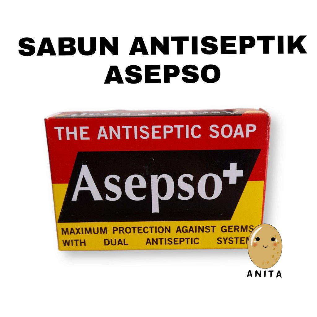 Jual ASEPSO SABUN MANDI ANTISEPTIK 80 GR / SABUN KULIT SABUN GATAL ...