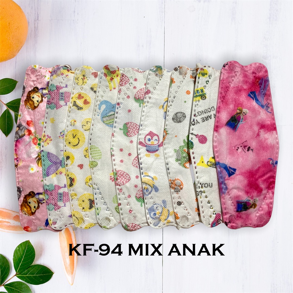 Jual Masker KF94 anak 4ply PREMIUM/karakter BT21/Masker anak/Child mask ...