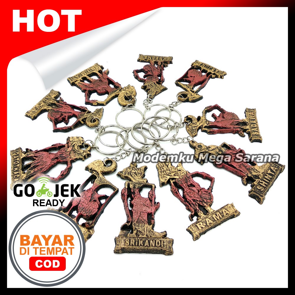 Jual Souvenir Gantungan Kunci Wayang Oleh oleh Khas Jogja Indonesia | Shopee Indonesia