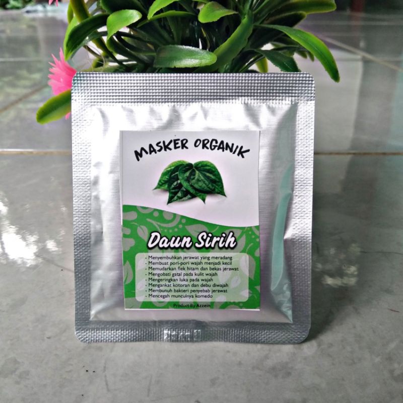 Jual Masker Wajah Organik Daun Sirih/Masker Organik Daun Sirih/Masker Bubuk Organik Daun Sirih ...