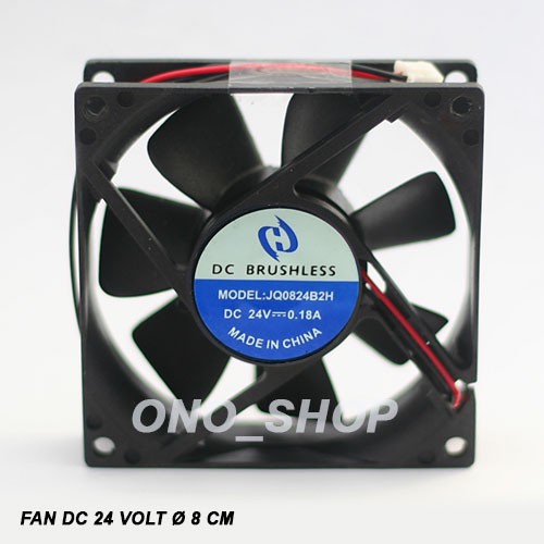 Jual Fan DC 24 Volt 8 cm | Shopee Indonesia