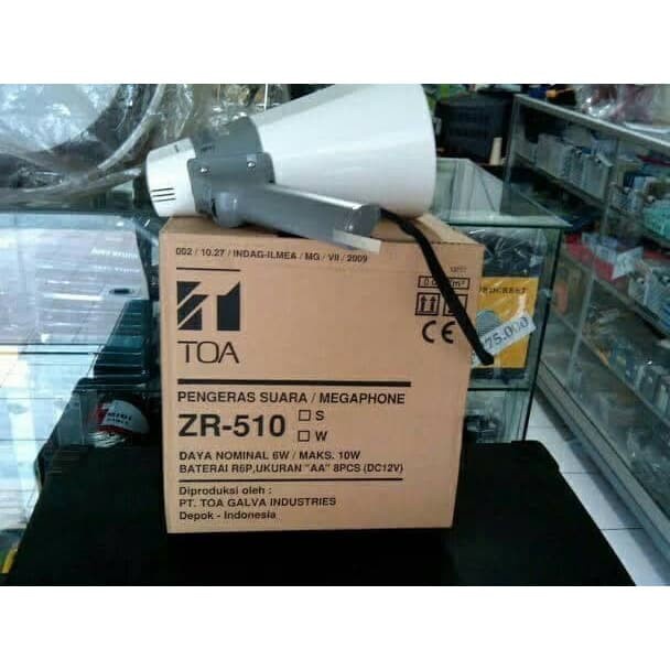 Jual Megaphone TOA ZR-510 (6W) | Shopee Indonesia