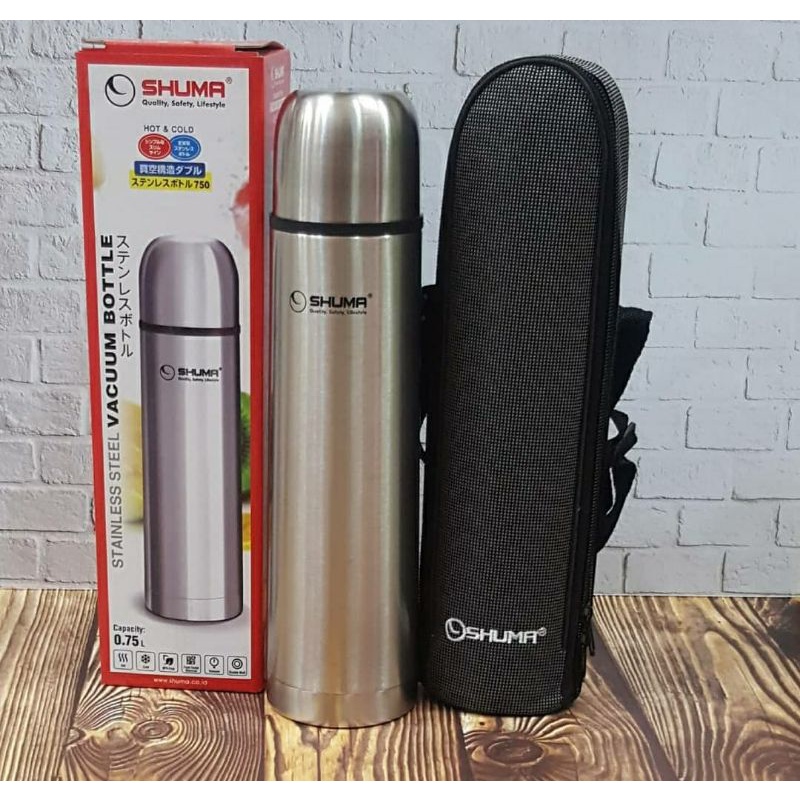 Jual THERMOS AIR PANAS STAINLESS 750 ML 0,75 L TREMOS AIR PANAS BOTOL ...