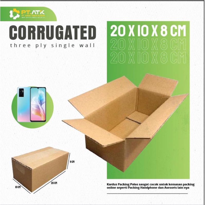 Jual Karton Box Bungkus Packing Kado Termurah 20x10x8 cm All Medium ...
