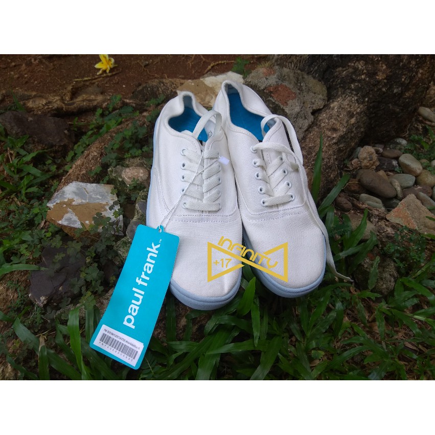 Jual Paul Frank Original Coaster Puer White Ballad Blue - Sepatu Paul ...
