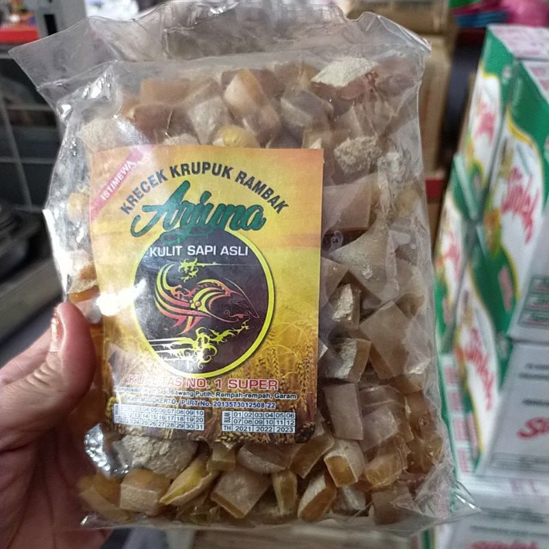 Jual rambak kulit sapi dadu 500 gram | Shopee Indonesia