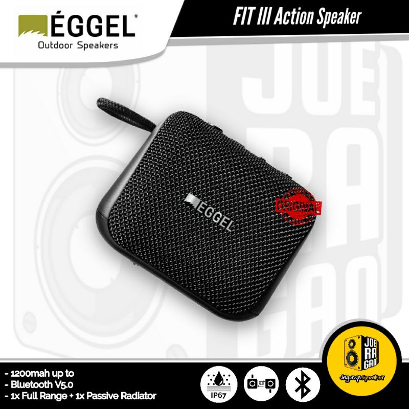 Jual Eggel Fit 3 Waterproof Portable Bluetooth Speaker | Shopee Indonesia