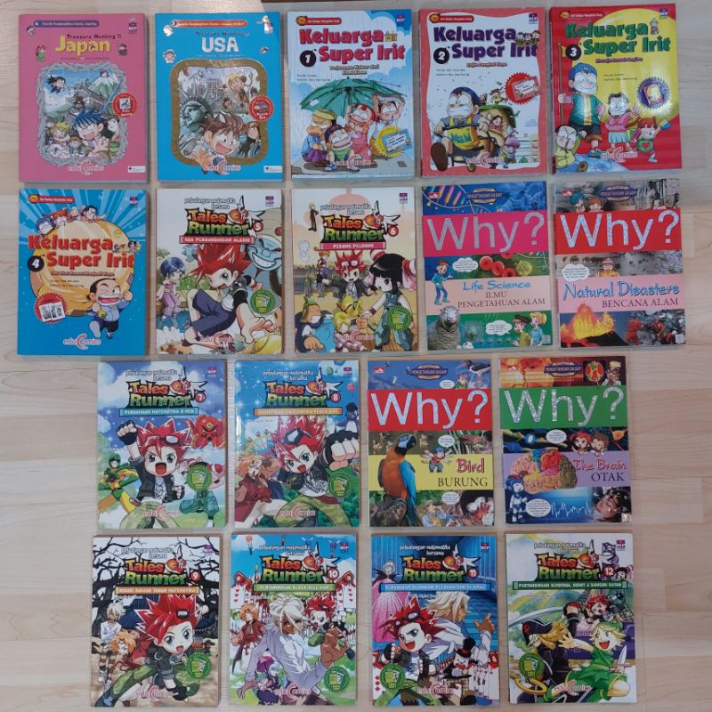 Jual buku tales runner treasure hunting wow candy series comic anak ...