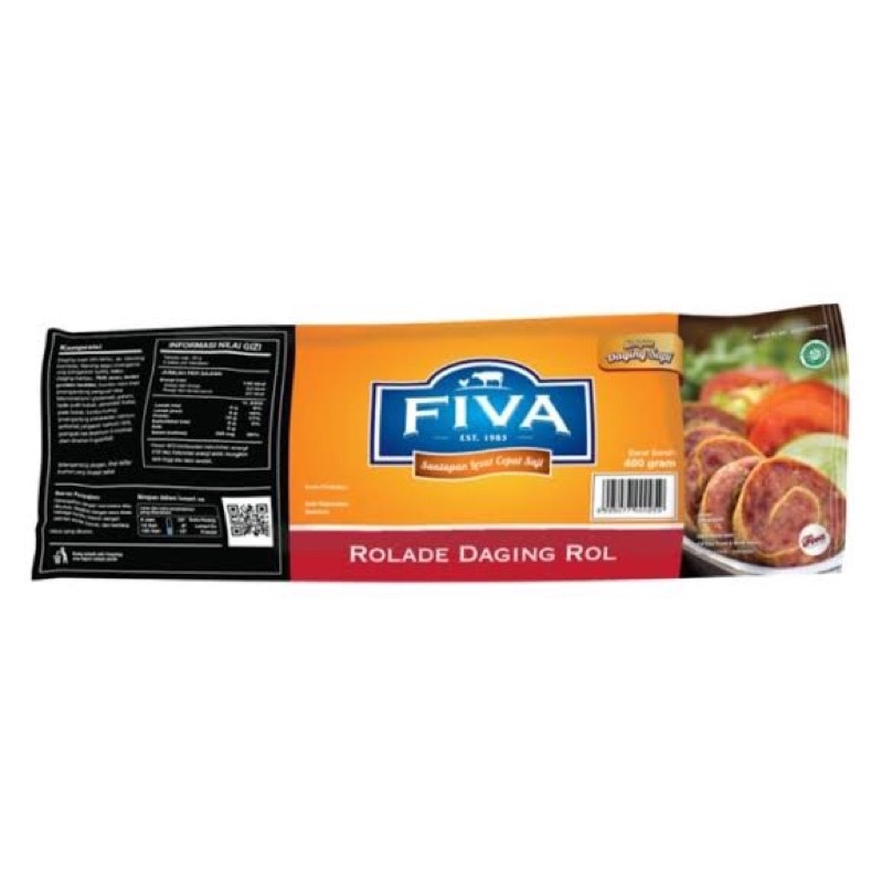 Jual fiva rolade daging rol sapi 400gr | Shopee Indonesia