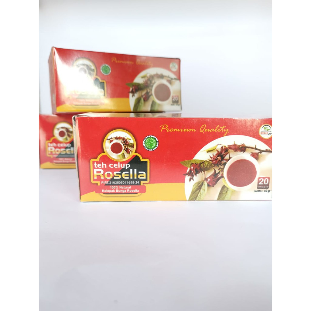 Jual Waterpedia Minuman Herbal Teh Celup Rosella Hiday Jaya 20 gram ...