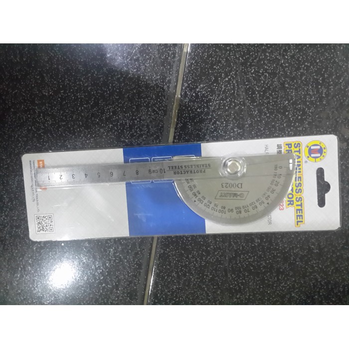 Jual Busur Derajat / Protractor Stainless 15 Cm C-MART | Shopee Indonesia
