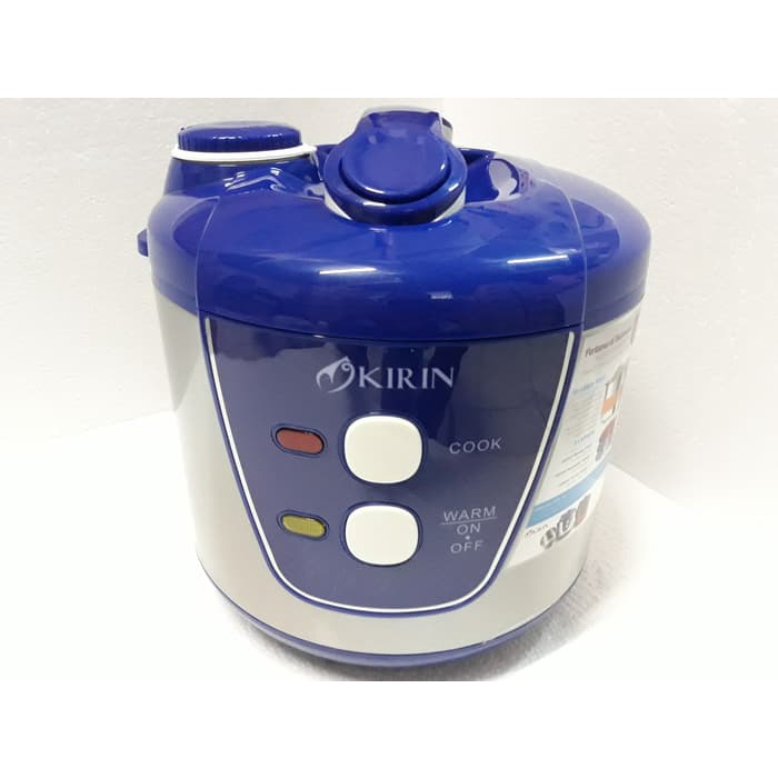 Jual MAGIC COM / RICE COOKER KIRIN KRC 389 BIRU/ORANGE ( 2 LITER ) | Shopee Indonesia