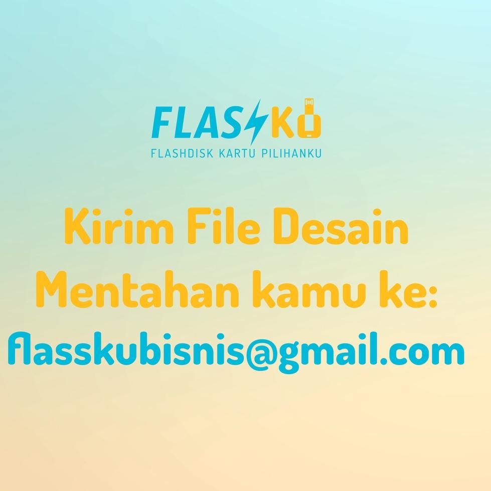 Jual KHUSUS KAMU Flashdisk Kartu Custom 32GB - Cetak FD Kartu Custom ...