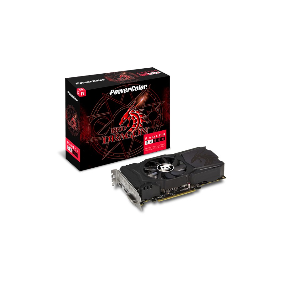 Jual VGA Card PCI-E POWERCOLOR ATI RADEON RX 550 RED DRAGON 4GB GDDR5 ...