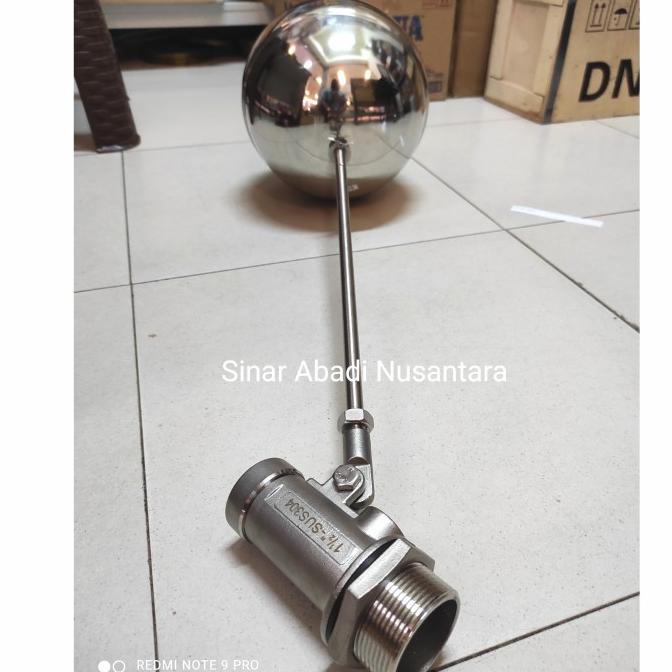 Jual Floating Valve - Pelampung Tangki Stainless Ss 304 1/2"(Inch ...