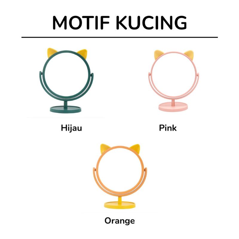 Jual CERMIN MEJA MINI / CERMIN MINI / CERMIN MINI KARAKTER / CERMIN ...