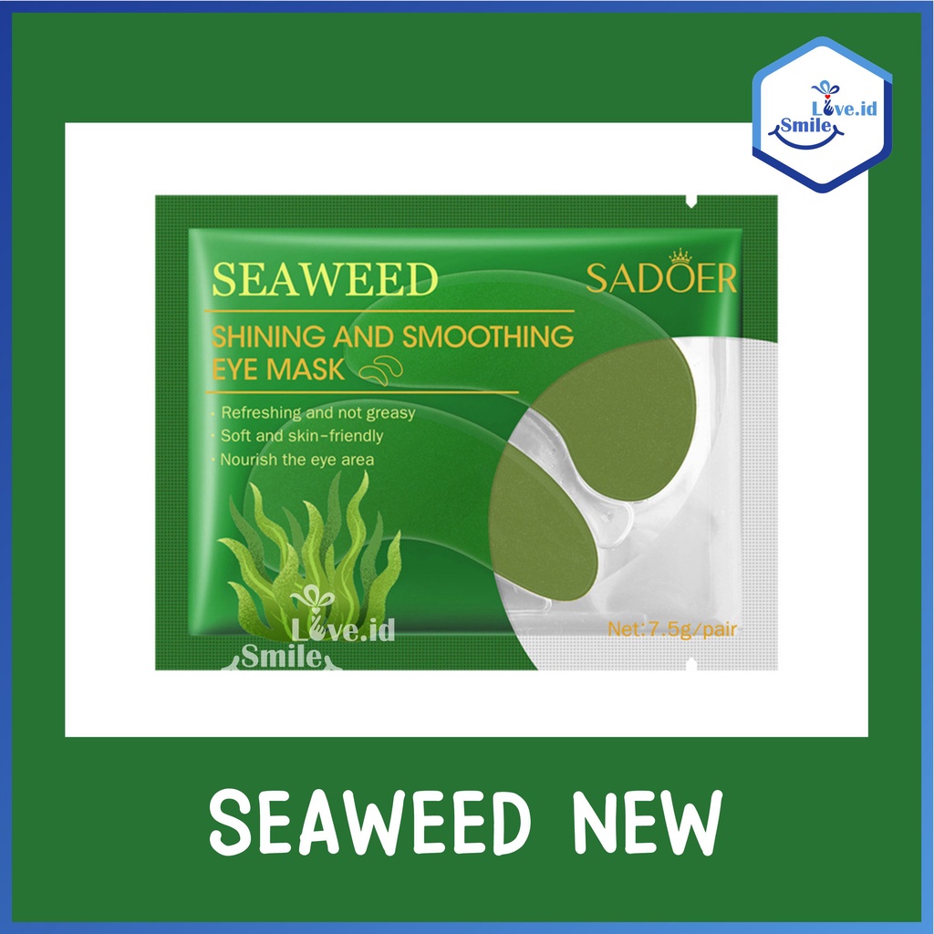 Jual SADOER Eye Mask Masker Mata Golden Caviar Sakura Seaweed Eyemask ...