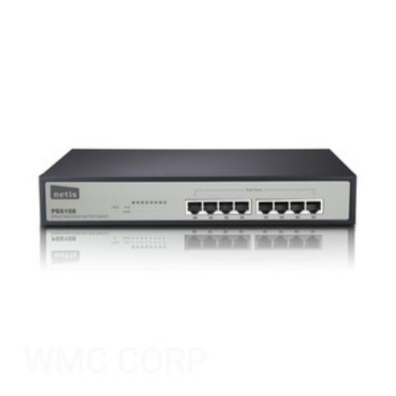 Jual NETIS PE6108 - 8Port Switch PoE Fast Ethernet | Shopee Indonesia
