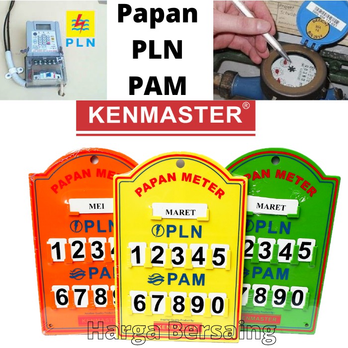Jual Papan Meteran Listrik Air PLN PAM - Gantungan Papan Meteran ...
