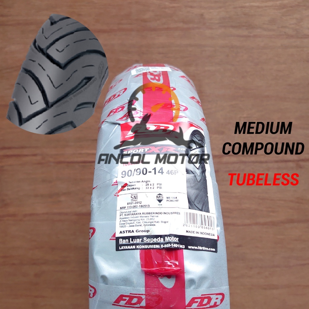 Jual FDR 90/90-14 Flemmo Flemino Spartax Sport XR EVO Facio Hover Dozer ...