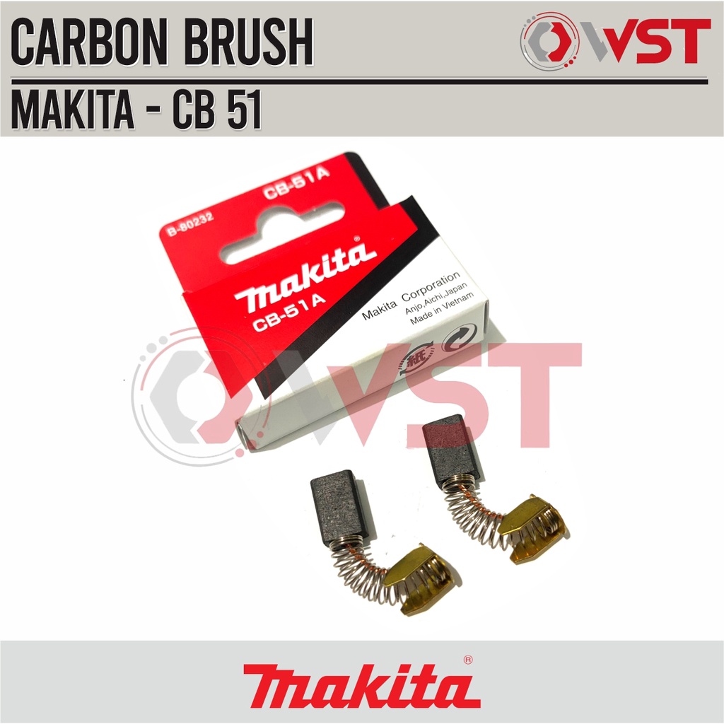 Jual Makita Carbon Brush CB51 / CB 51 / CB-51 / Kul Arang Bostel | Shopee Indonesia