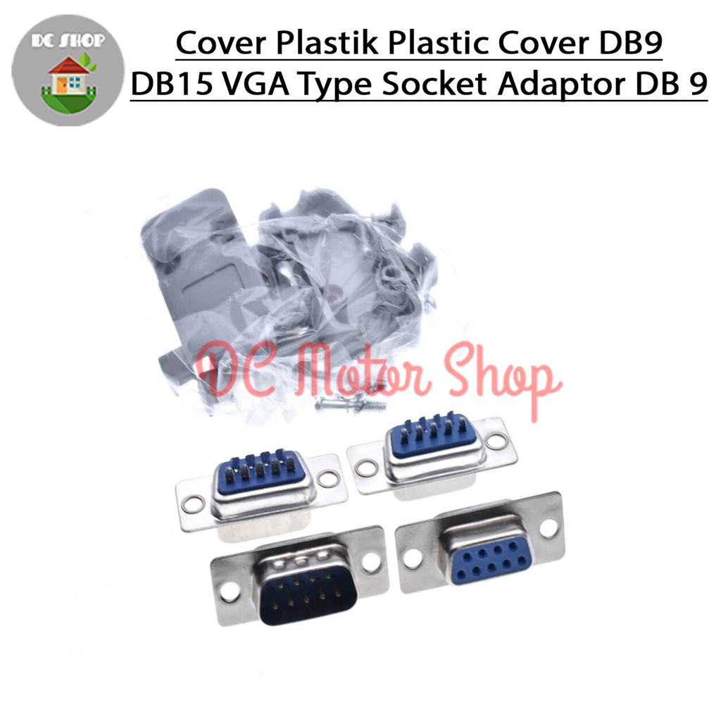 Jual Cover Plastik Plastic Cover DB9 / DB15 VGA Type Socket Adaptor DB ...