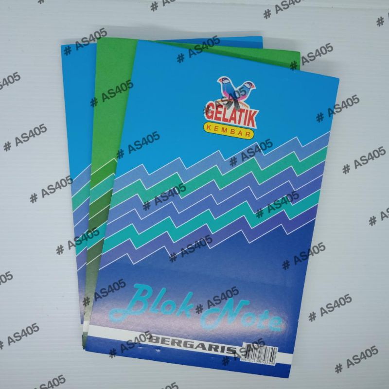 Jual Block Note Bergaris Besar ukuran 1/2 Folio Gelatik Kembar | Shopee ...