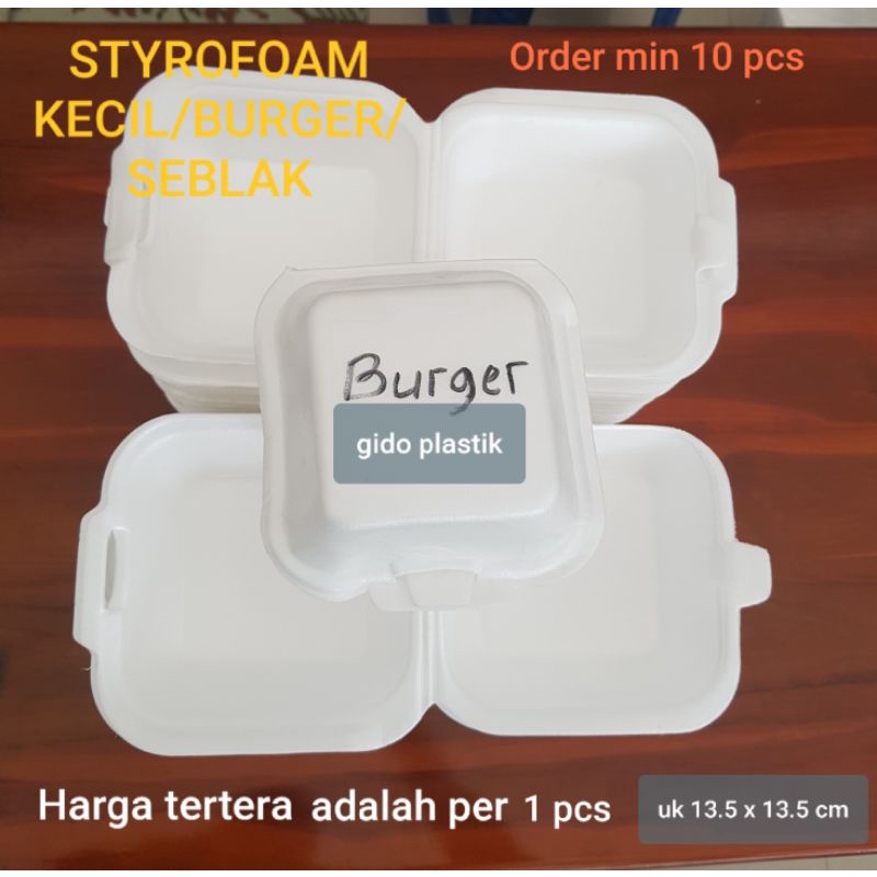 Jual styrofoam bubur seblak/styrofoam kecil/styrofoam makanan harga per ...