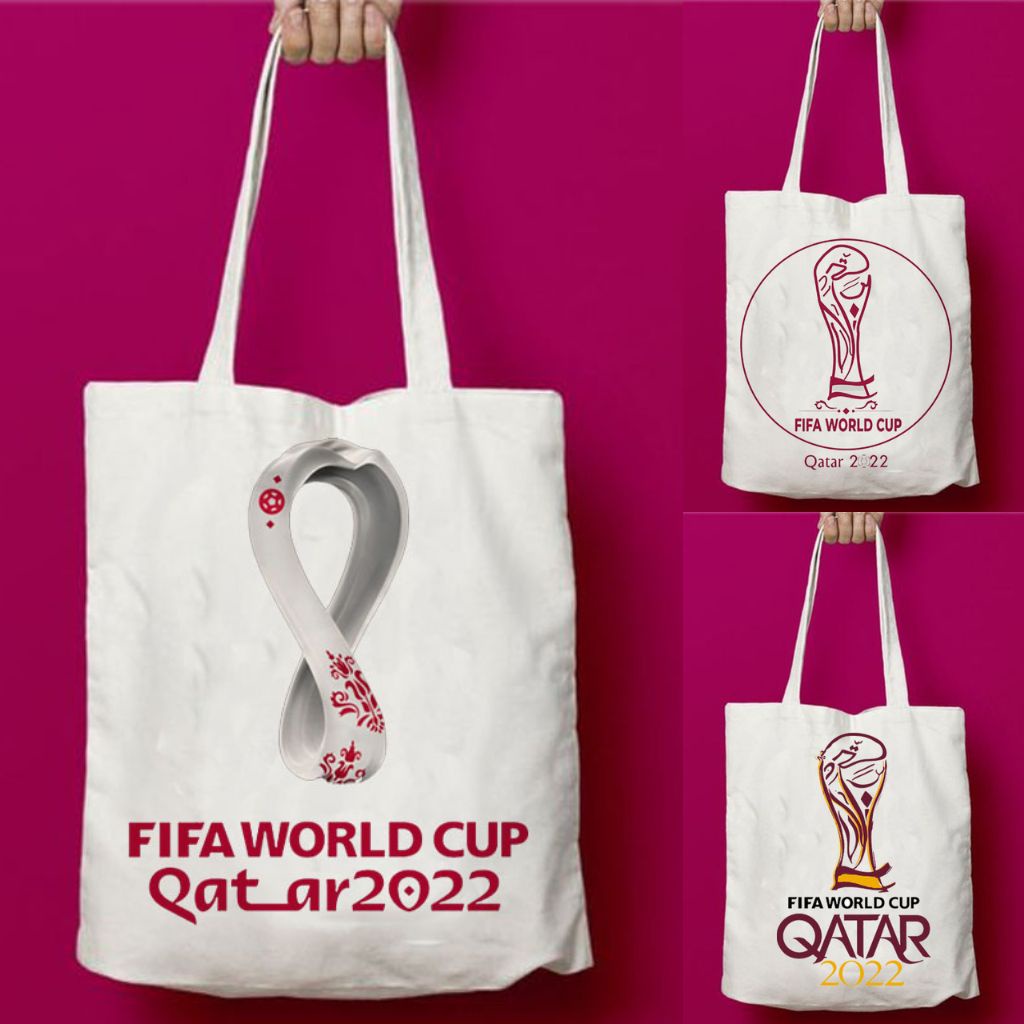 Jual Totebag Tote Bag Piala Dunia World Cup Qatar 2022 Souvernir ...