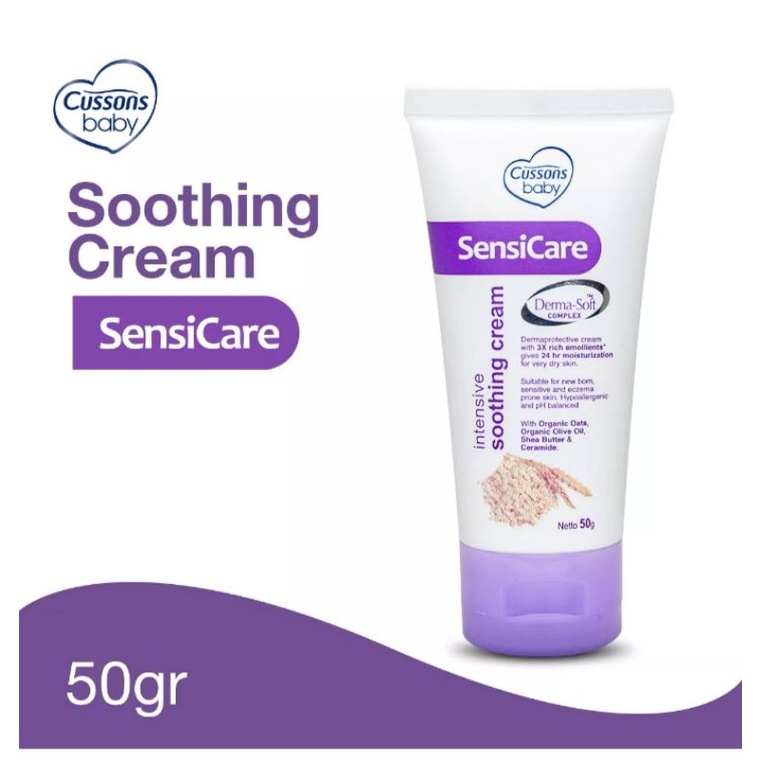 Jual CUSSONS Sensicare Intensive Soothing Cream - 50g EXP Nov 2025 ...