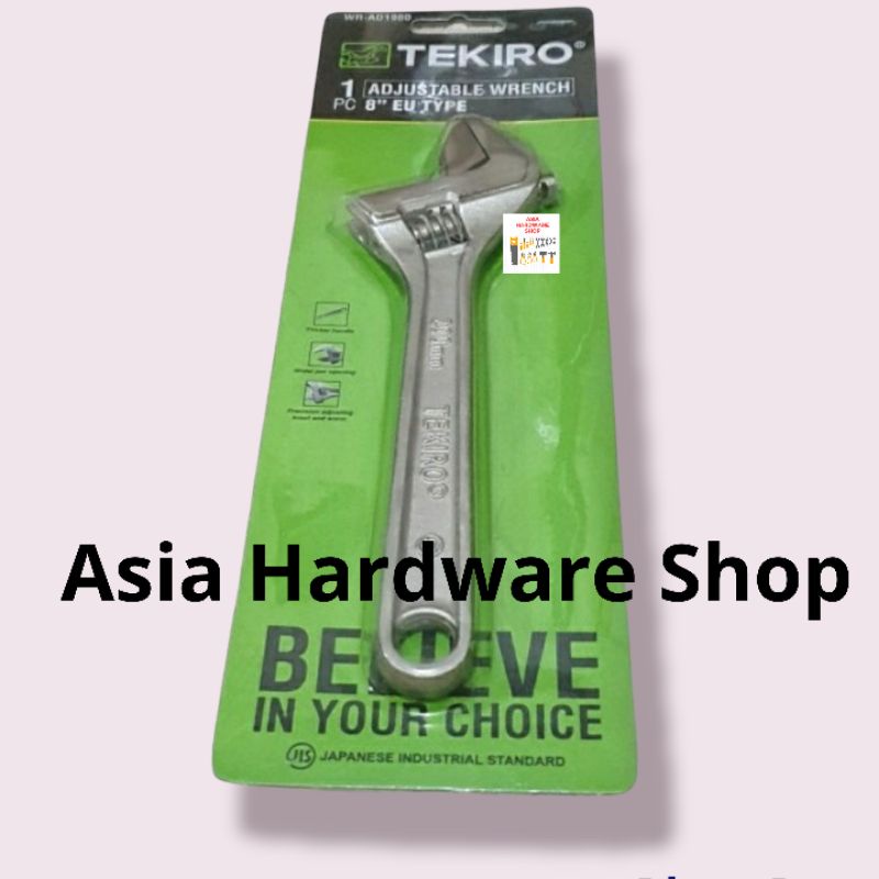 Jual Kunci Inggris 8 Inch Inci TEKIRO Adjustable Wrench 8" 200mm ...
