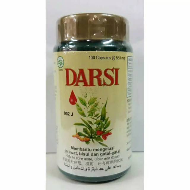 Jual DARSI 100 Kapsul borobudur POM TR 082 382 281 | Shopee Indonesia