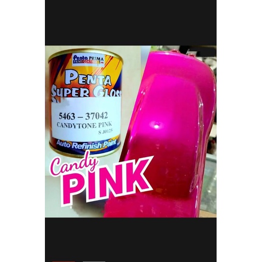 Jual CAT CANDY TONE PINK CAT MERAH MUDA PENTA SUPER GLOSS 1 KG | Shopee ...