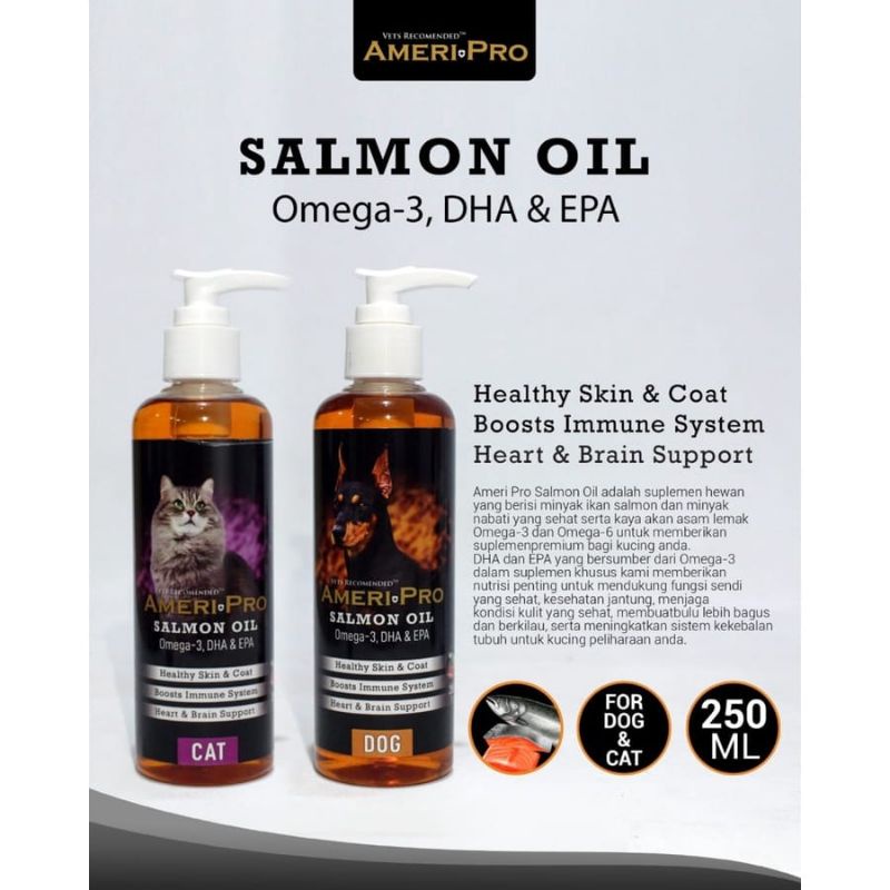 Jual Ameri-Pro Salmon Oil 250 ml | Shopee Indonesia