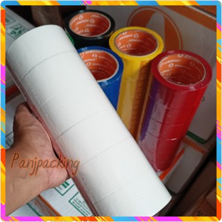 Jual Lakban Warna OPP plastik selotip merah biru kuning putih hijau 2 ...