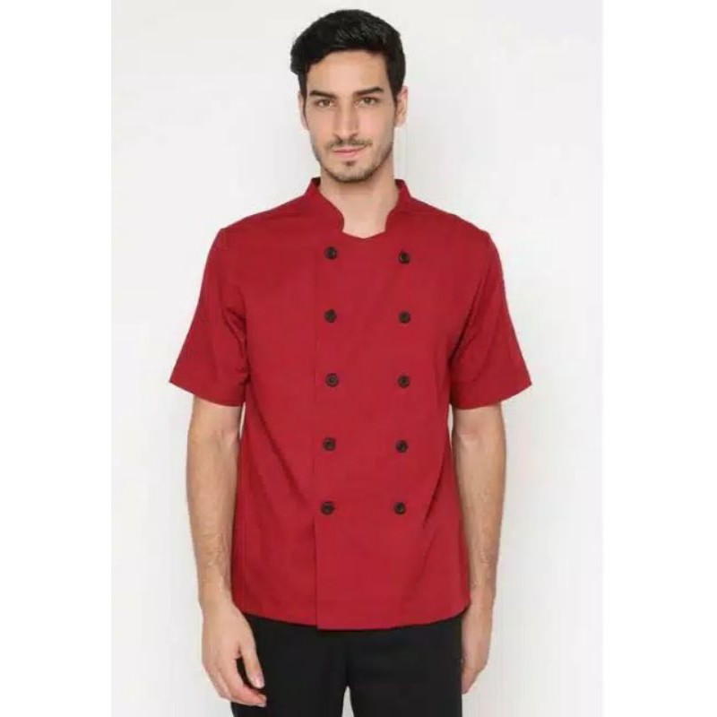 Jual KEMEJA BAJU CHEF KOKI ( kode G.w ) | Shopee Indonesia