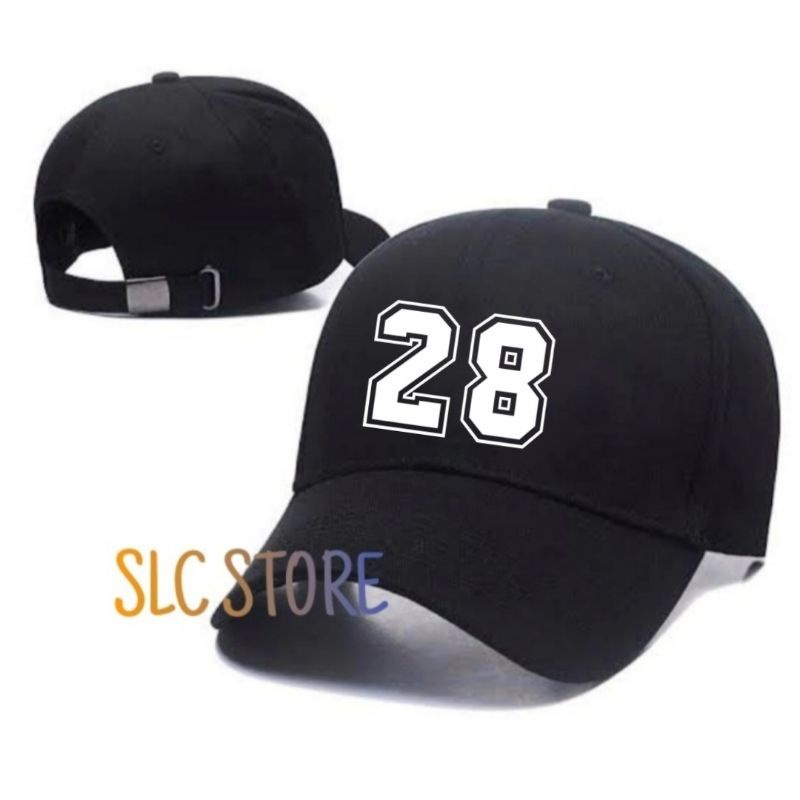 Jual TOPI BASEBALL PREMIUM ANGKA NOMER 28 CUSTOM NAMA LOGO SENDIRI ...