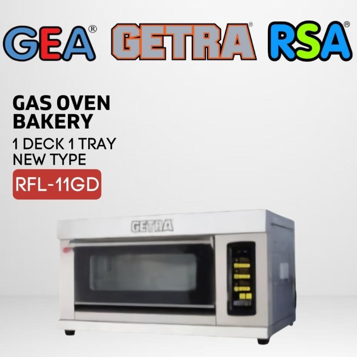 Jual Oven Gas GETRA RFL-11GD Oven Pemanggang Roti Kue 1 Deck 1 Tray | Shopee Indonesia