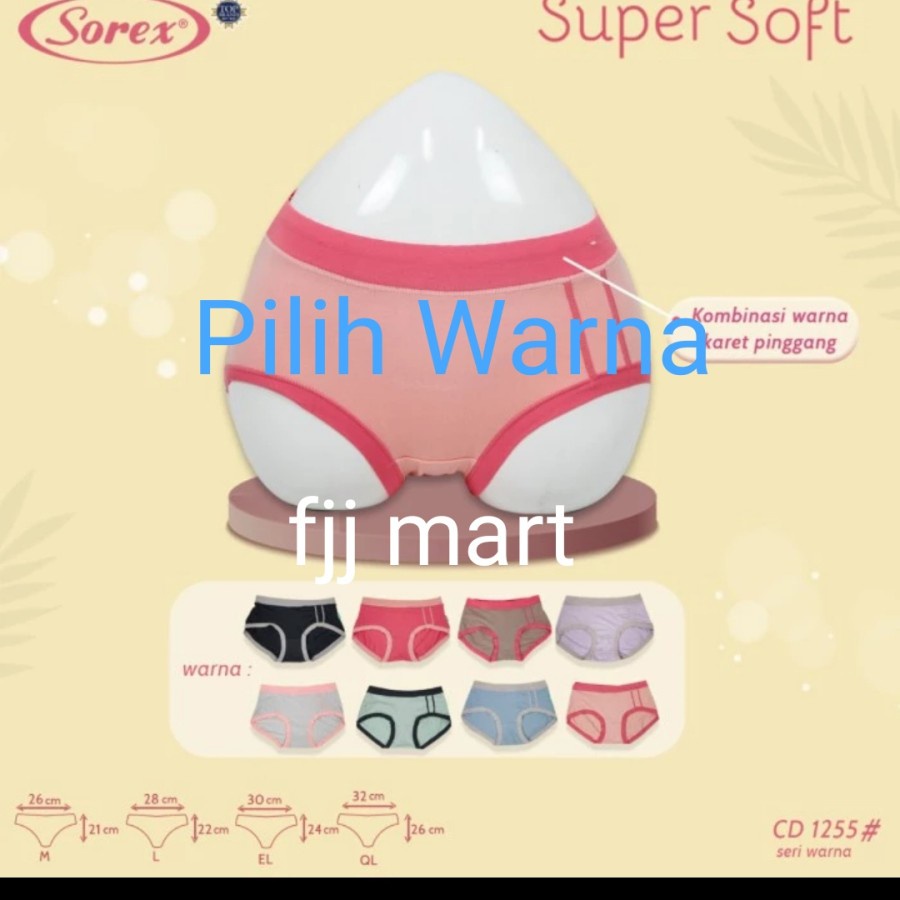 Jual cd celana dalam wanita sorex 1255 supersoft | Shopee Indonesia