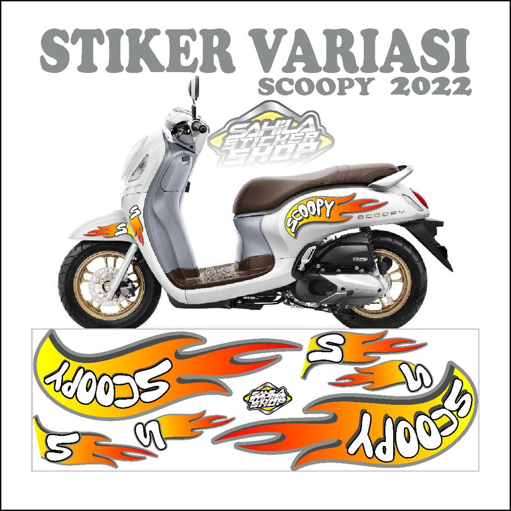 Jual STRIPING SCOOPY FIRE SIMPLE VARIASI STRIPING MOTOR HONDA SCOOPY ...