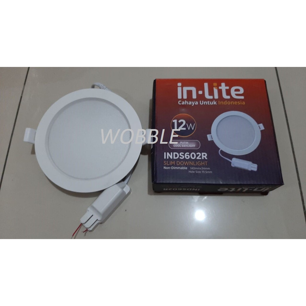 Jual LAMPU DOWNLIGHT LED PANEL IN LITE INLITE COB SLIM 12W 12 W 12WATT ...